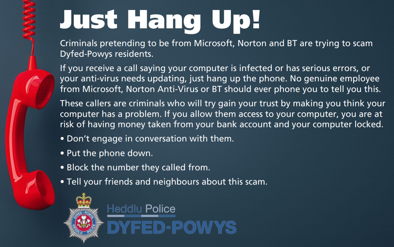 Just Hang Up - Bargoed Town Council Bargoed Town Council