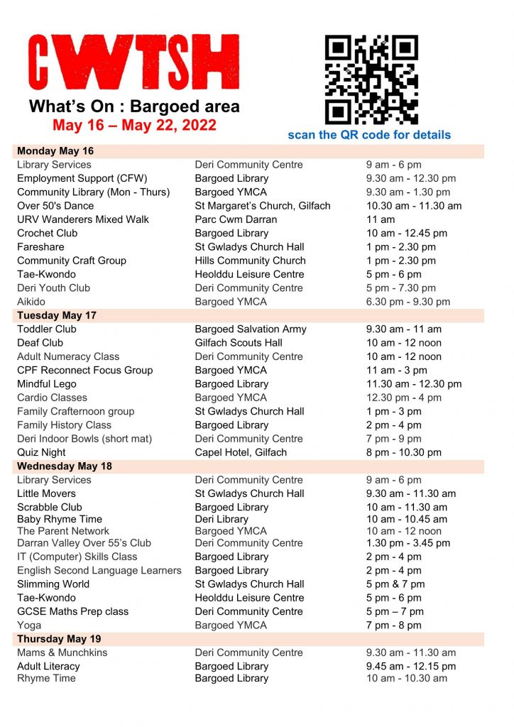 Cwtsh Guide Bargoed - Bargoed Town Council Bargoed Town Council