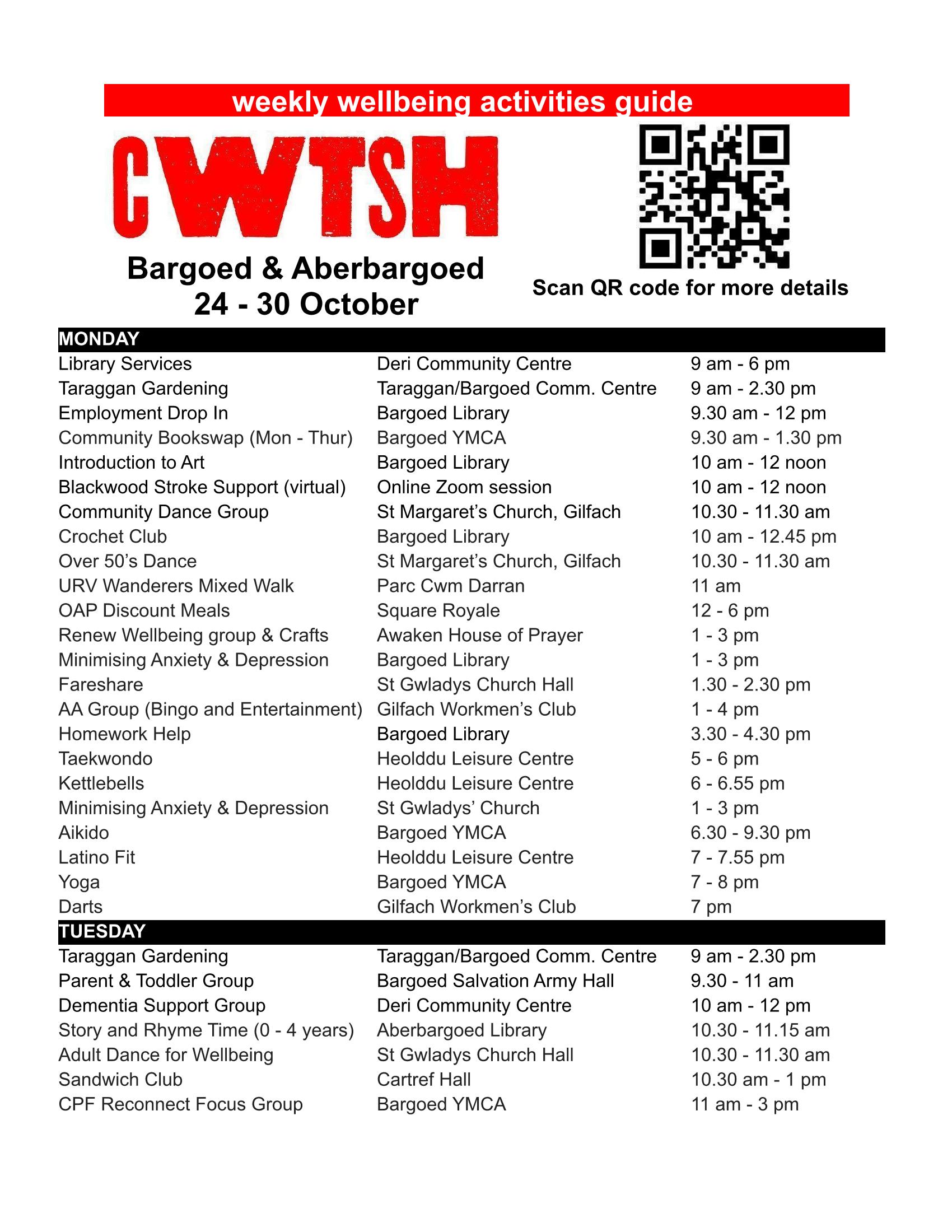 Cwtsh - Bargoed Town Council Bargoed Town Council