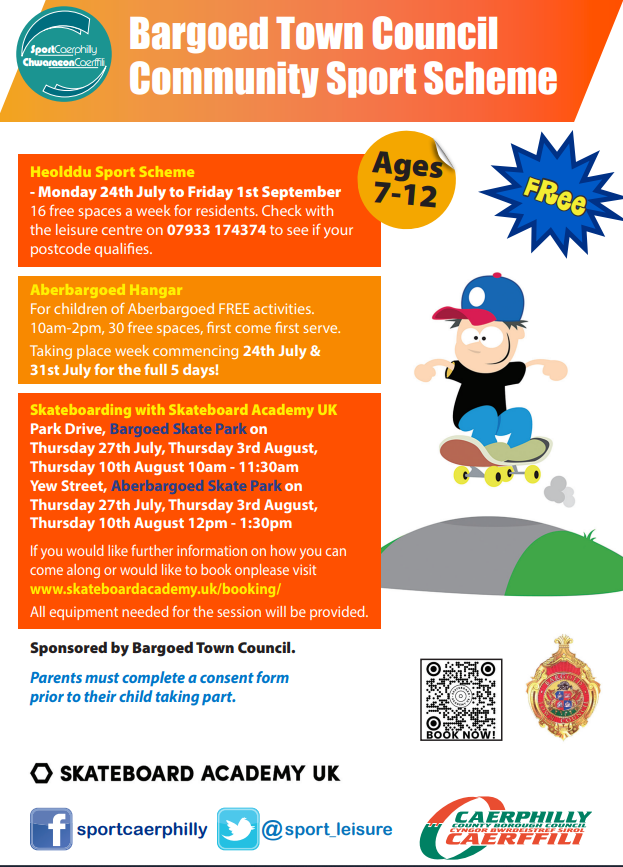 Community Summer Sports Scheme - Bargoed Town Council Bargoed Town Council