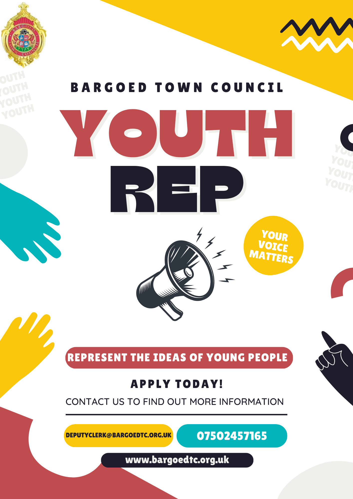 Youth Representative Opportunity - Bargoed Town Council Bargoed Town ...