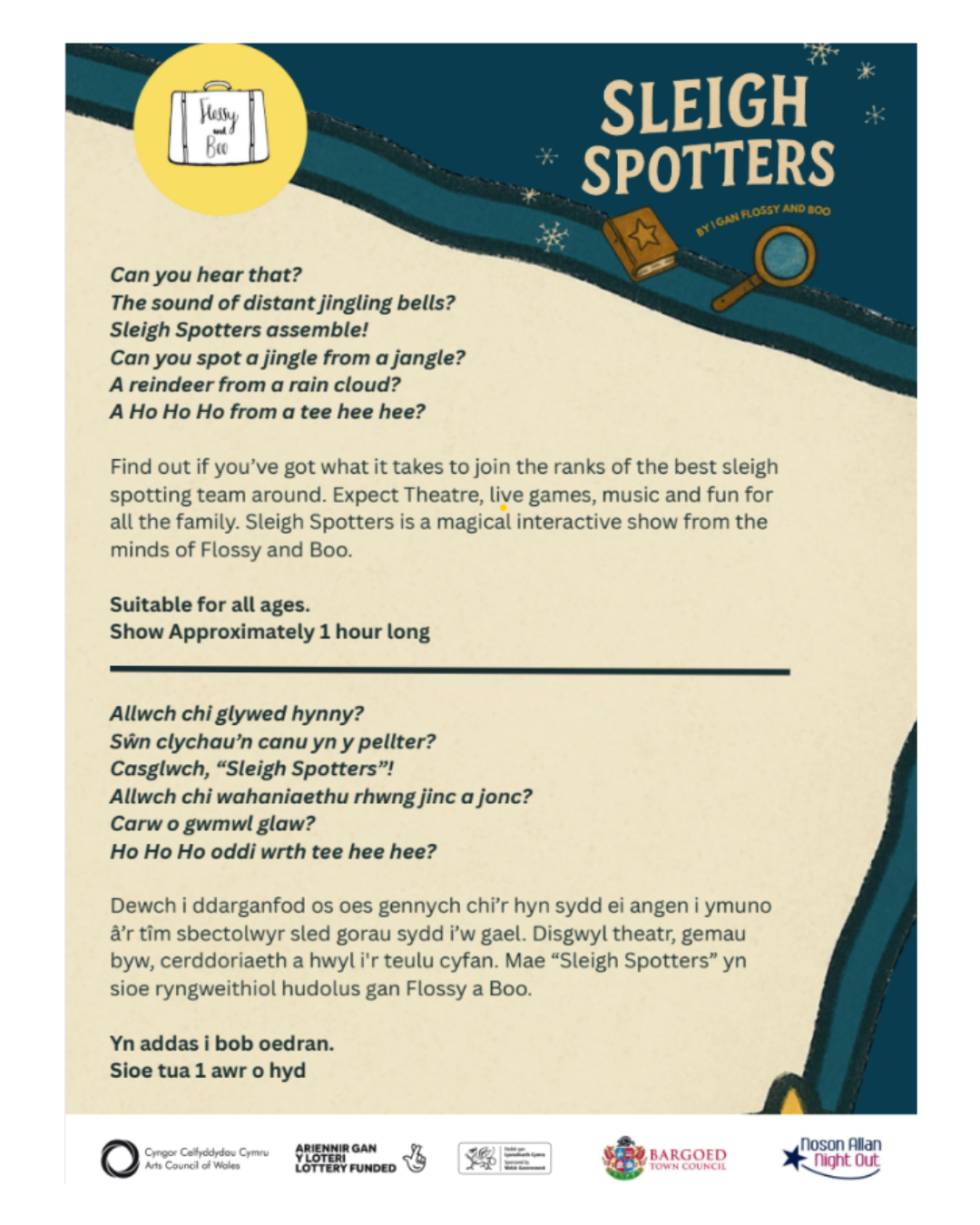 Sleigh Spotters Event - Bargoed Town Council Bargoed Town Council